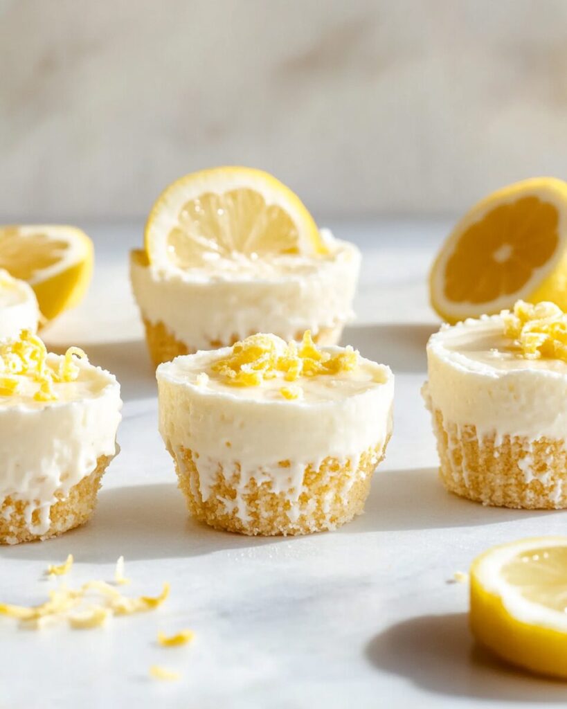 No-Bake Lemon Cheesecake Cups - Melissa Recipes